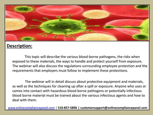 Osha blood borne pathogens | PPT