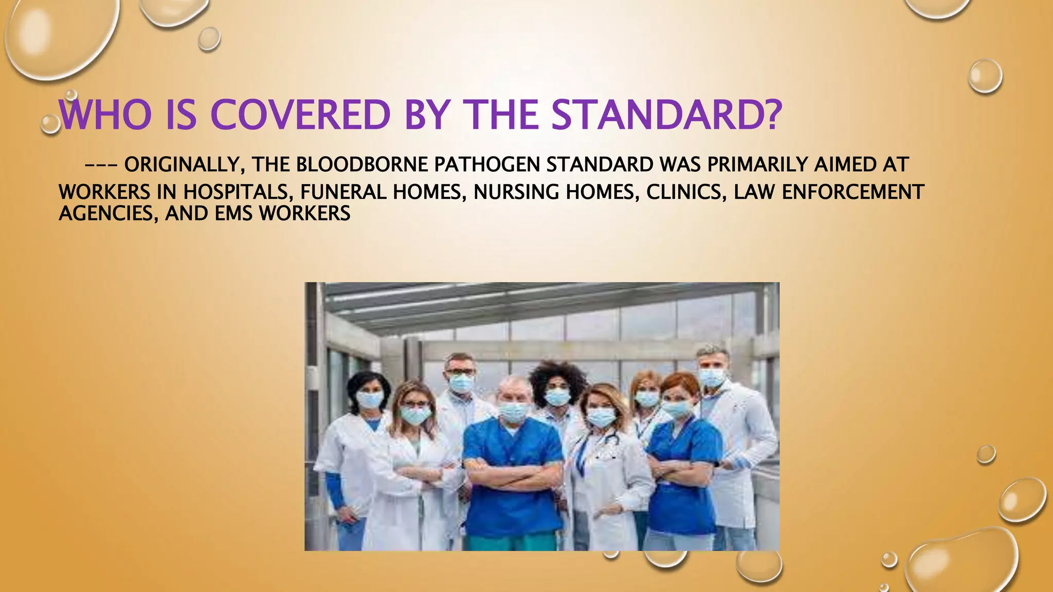 OSHA Bloodborne Pathogens Standard | PPT