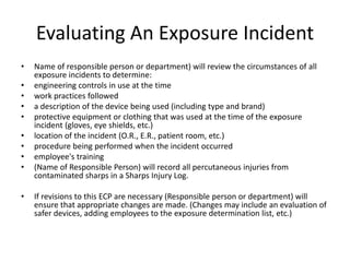 Osha bloodborne pathogens standard unit 3 | PPTX