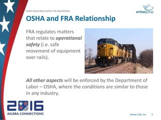 A Primer on OSHA Regulations for Railroads | PPTX