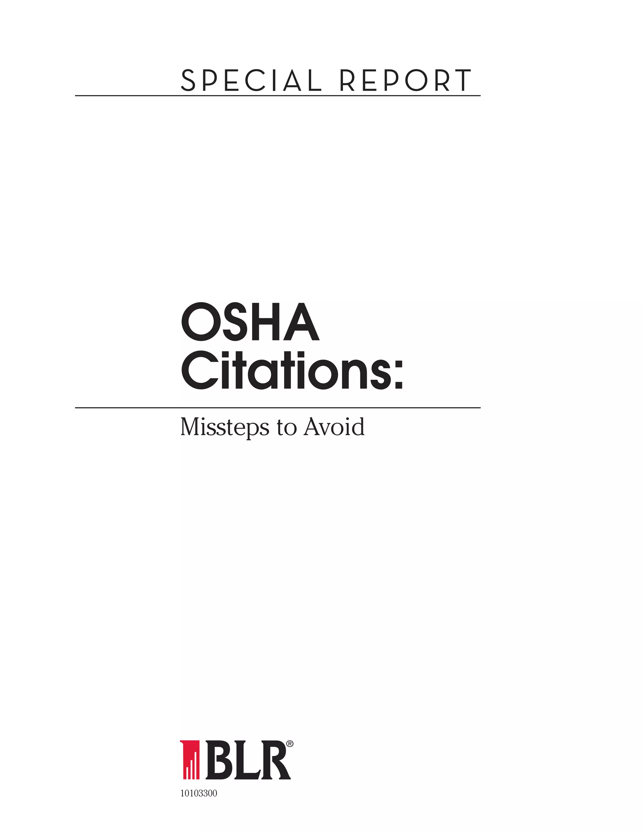Osha citations | PDF