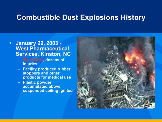 OSHA Combustible dusts | PPT