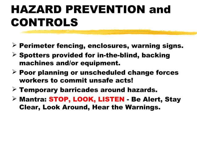 OSHA Construction Safety for Vehicles, Mobile Equipment, and Machinery ...