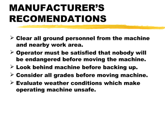 OSHA Construction Safety for Vehicles, Mobile Equipment, and Machinery ...