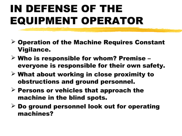 OSHA Construction Safety for Vehicles, Mobile Equipment, and Machinery ...