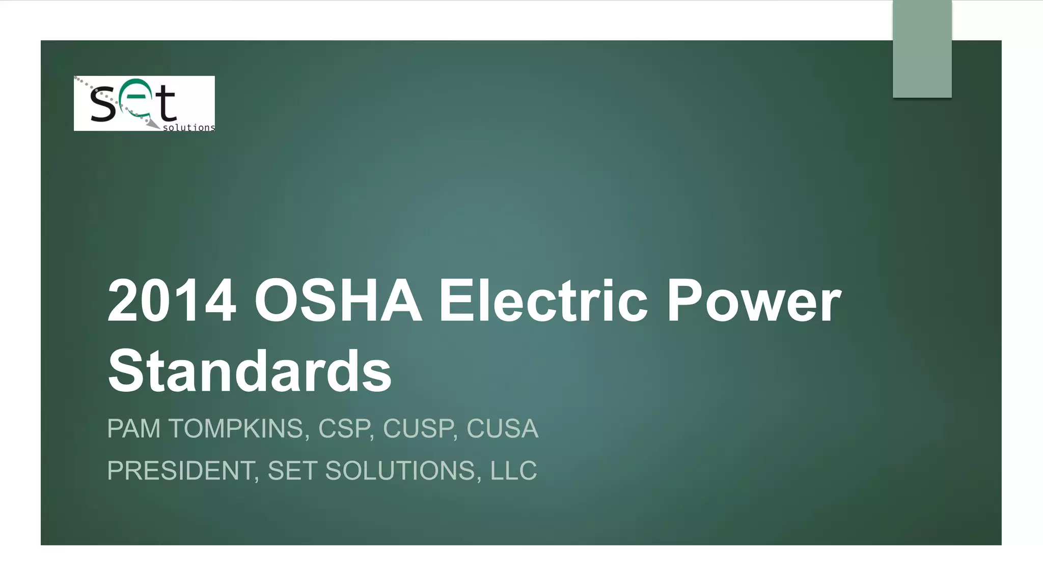 Osha electrical power_standard_changes | PDF