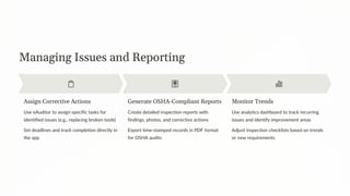 OSHA Hand Powered Tools Inspection with eAuditor Audits & Inspections | PDF