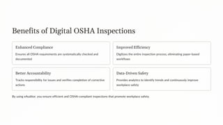 OSHA Hand Powered Tools Inspection with eAuditor Audits & Inspections | PDF