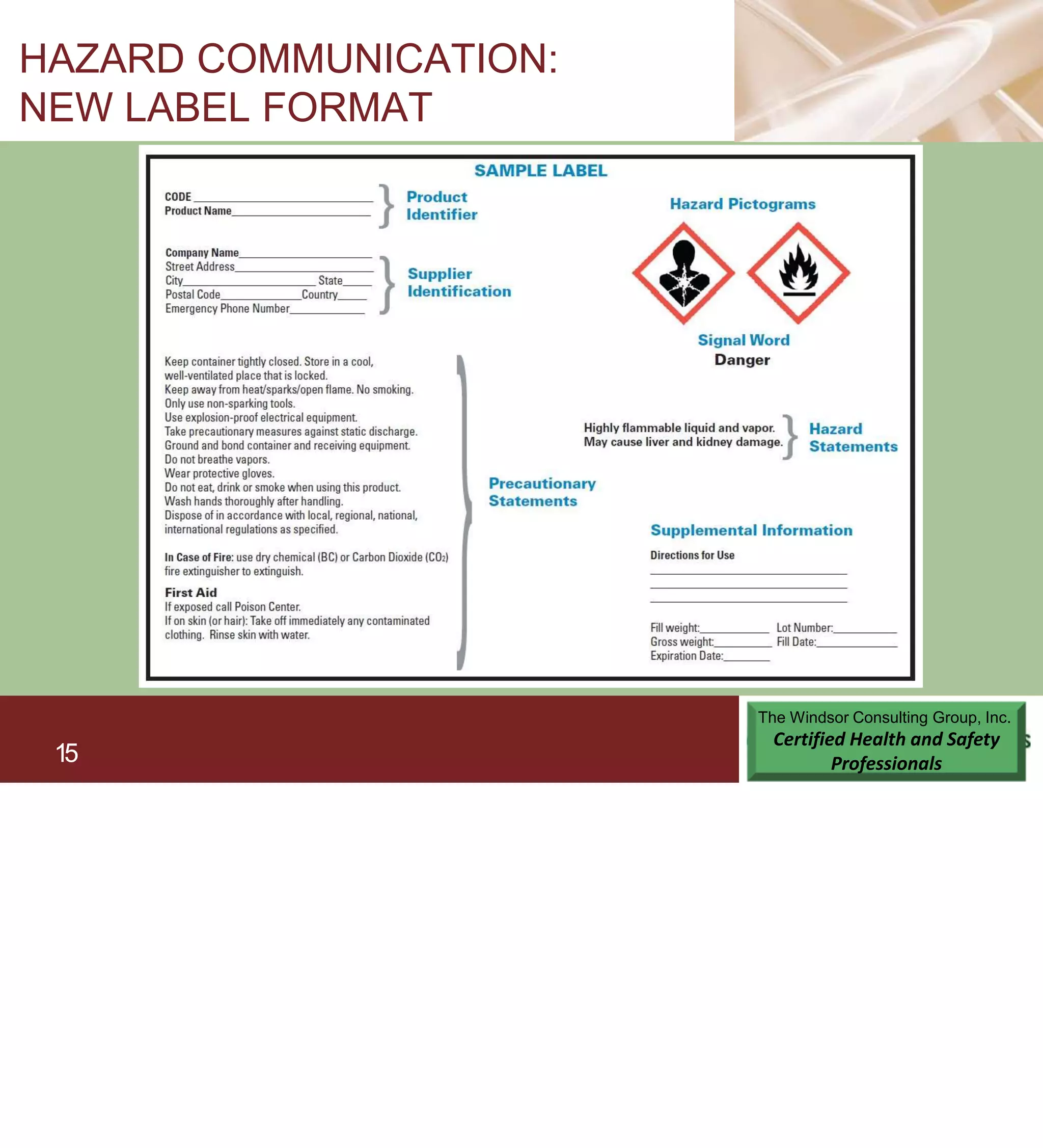 OSHA Hazard Communication and GHS Requirements for Product Labels and ...