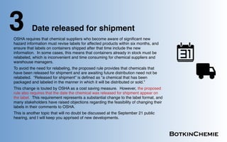 OSHA Hazard Communication Standard 2021 Proposed Rule | PDF | Chemistry | Science