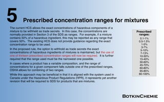 OSHA Hazard Communication Standard 2021 Proposed Rule | PDF | Chemistry ...