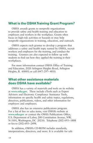 Osha hearing conservation | PDF