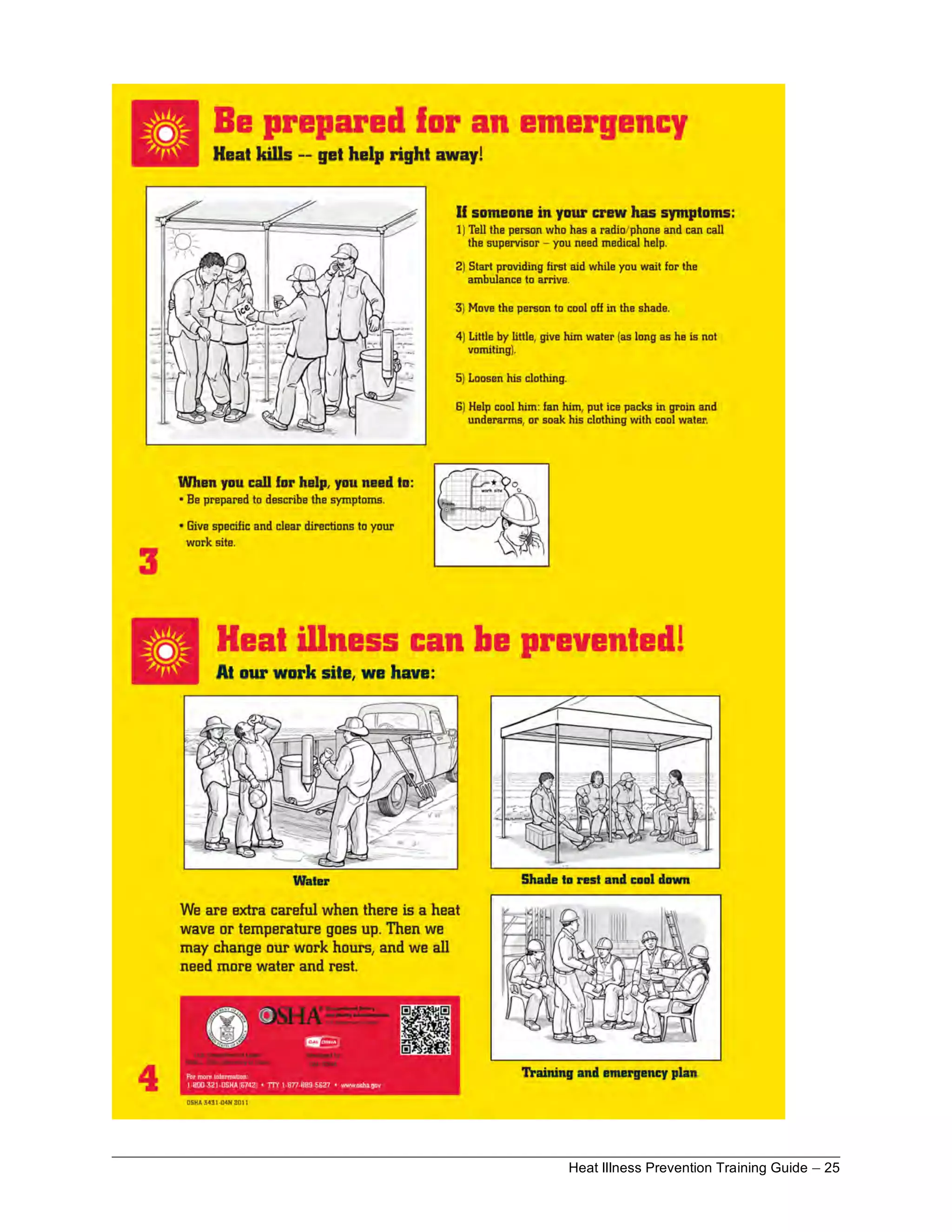 Osha heattraining guide_0411 | PDF