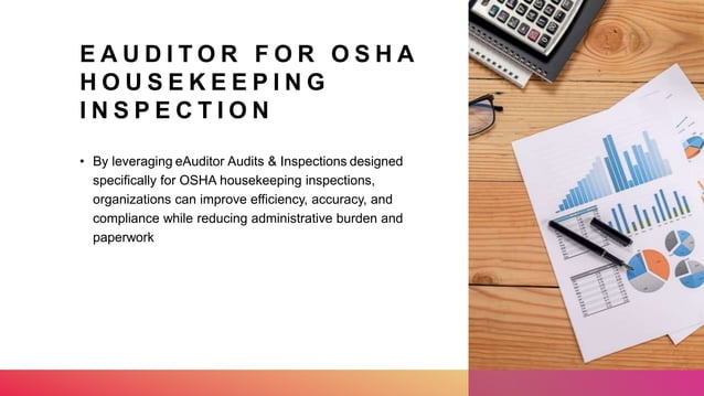 OSHA housekeeping inspection eAuditor Audits & Inspections | PDF