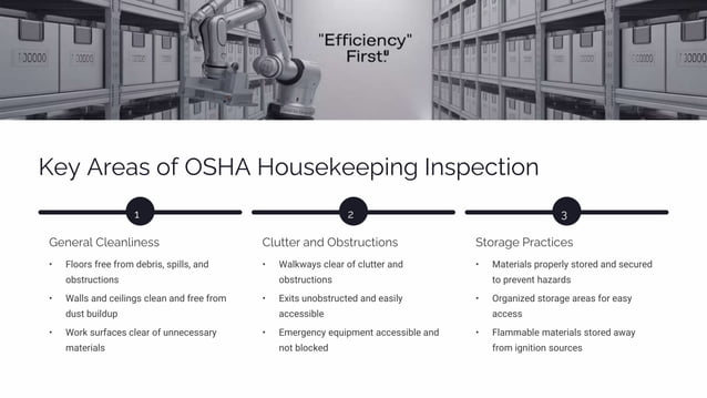 OSHA Housekeeping Inspection Checklist with eAuditor Audits ...