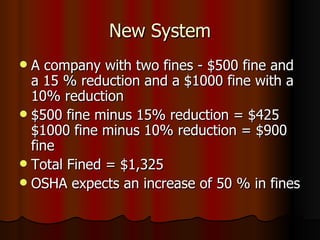 OSHA increase in penalties | PPT