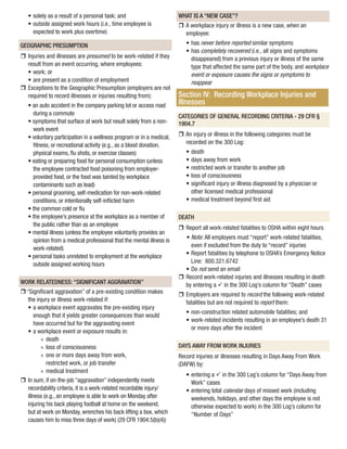 Osha injury illness checklist | PDF | Injuries | Diseases and Conditions