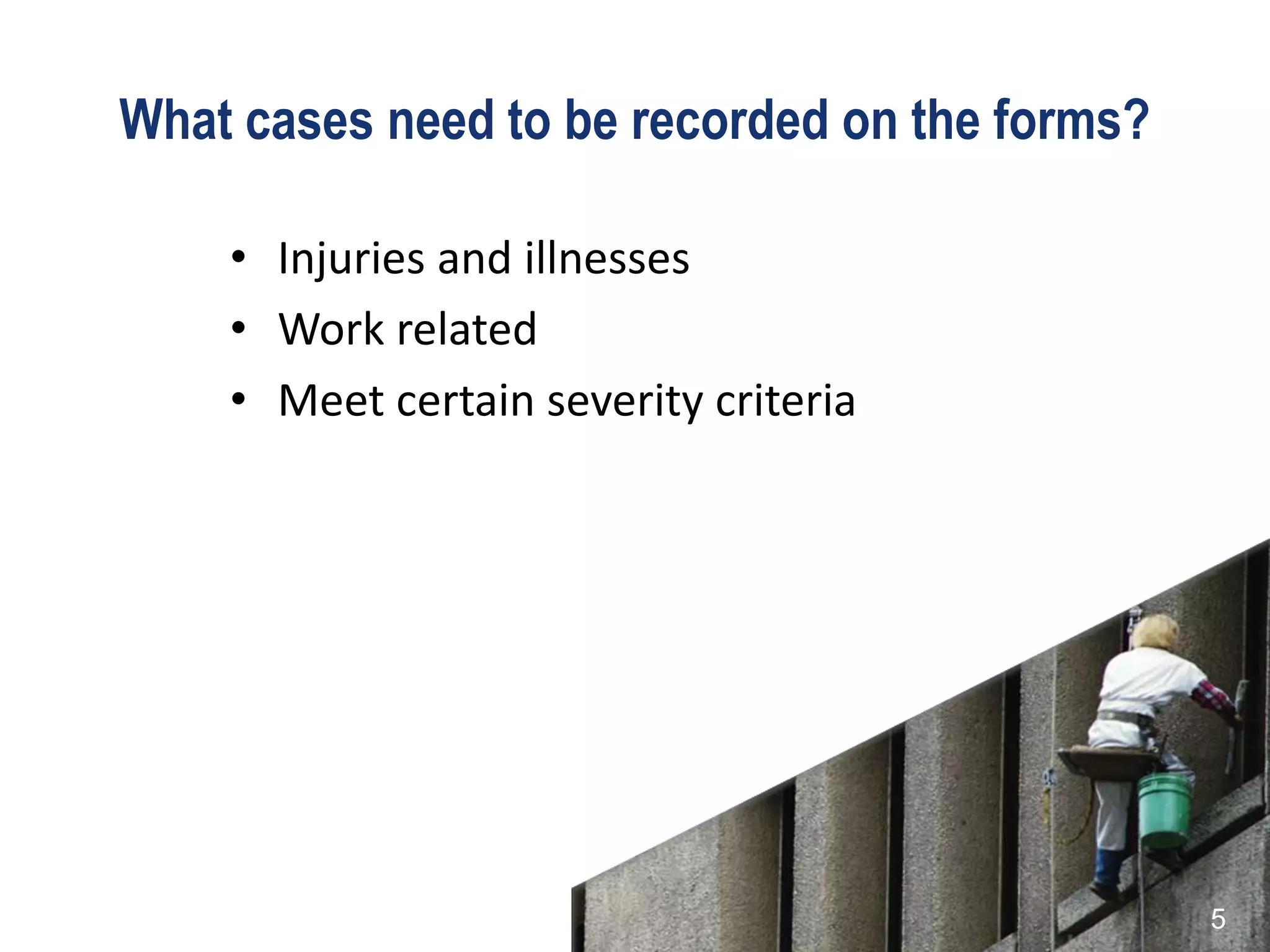 Osha injury reporting | PPTX