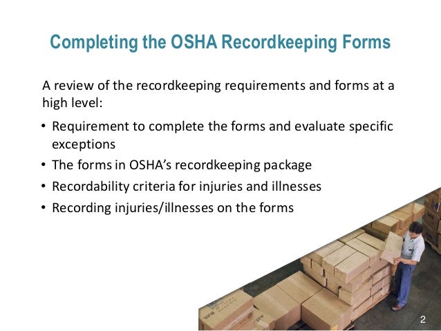 Osha injury reporting