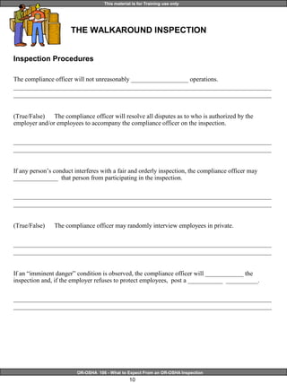 Osha inspection | PPT