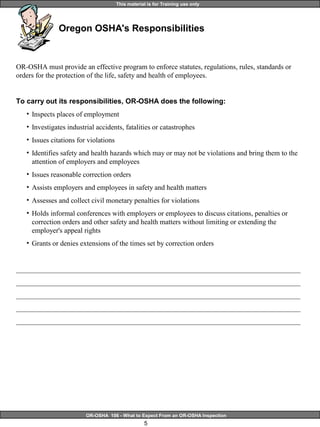 Osha inspection | PDF