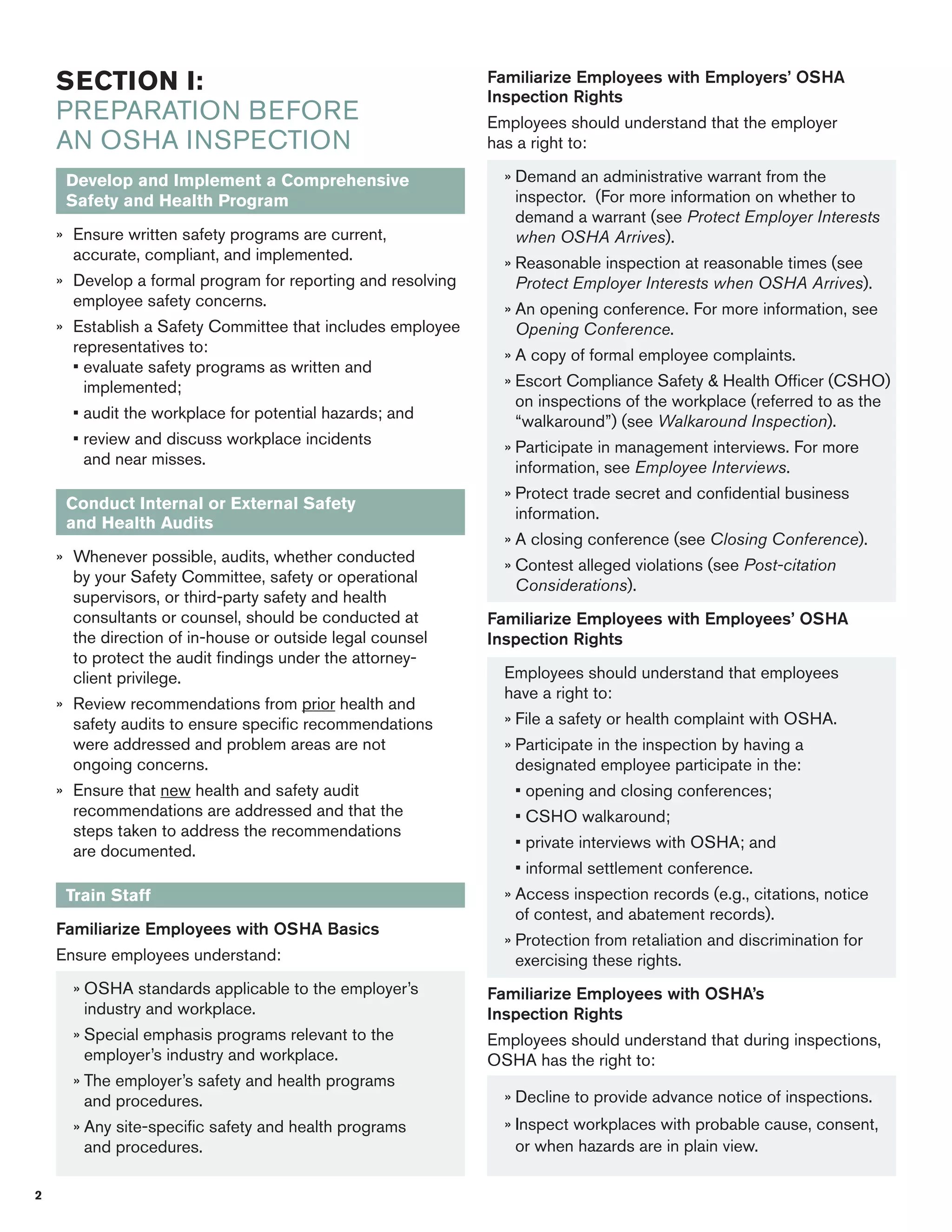 Osha inspection checklist | PDF