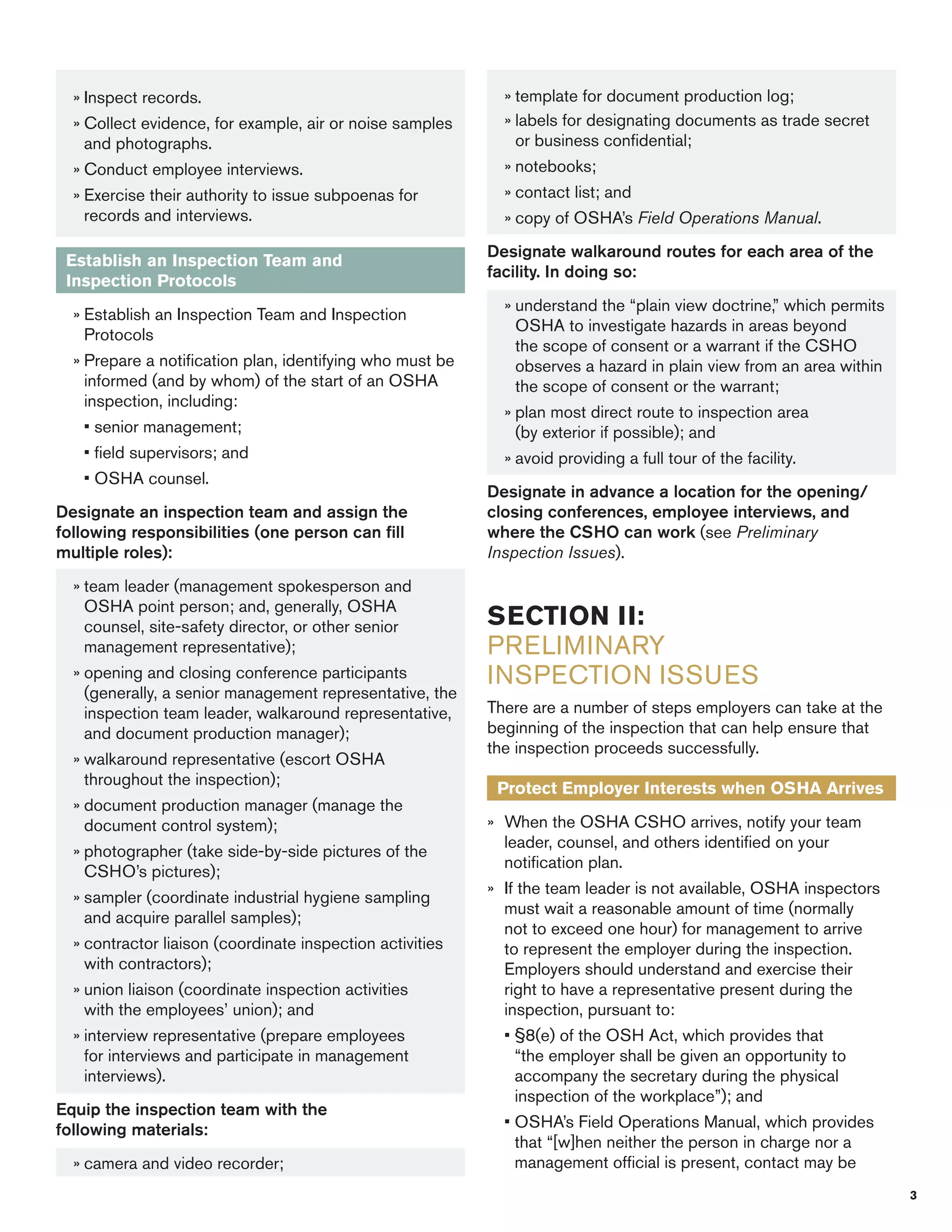 Osha inspection checklist | PDF