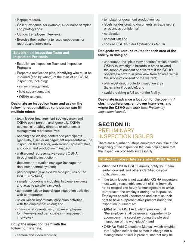 Osha inspection checklist | PDF