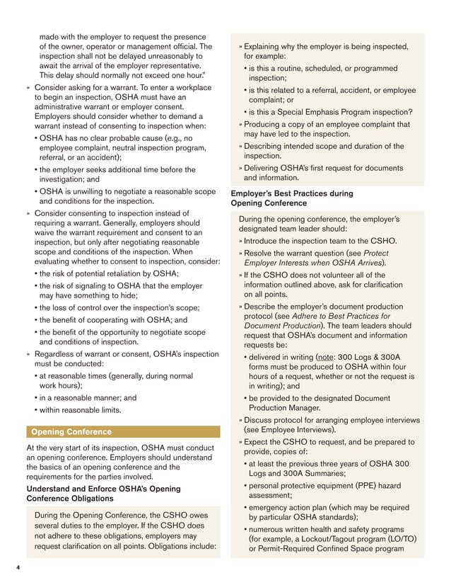 Osha inspection checklist | PDF