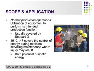 Osha Lockout Tagout | PPT