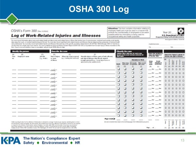 OSHA Logs: How To Do Them Right!