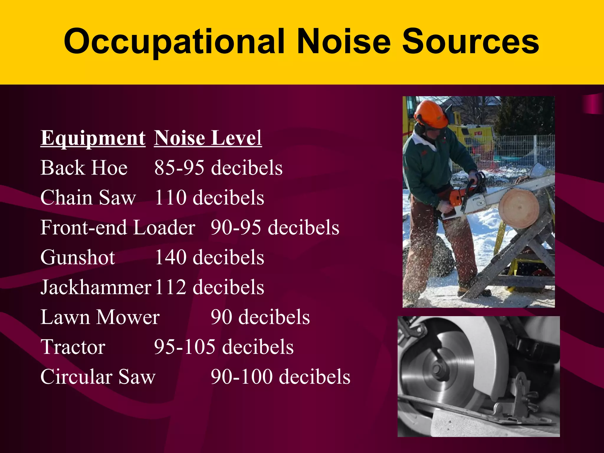 OSHA Noise and Hearing Conservation | PPT