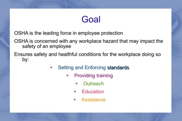 Osha powerpoint | PPT