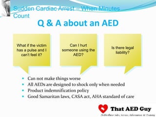 AED\'s in the Work Place | PPTX