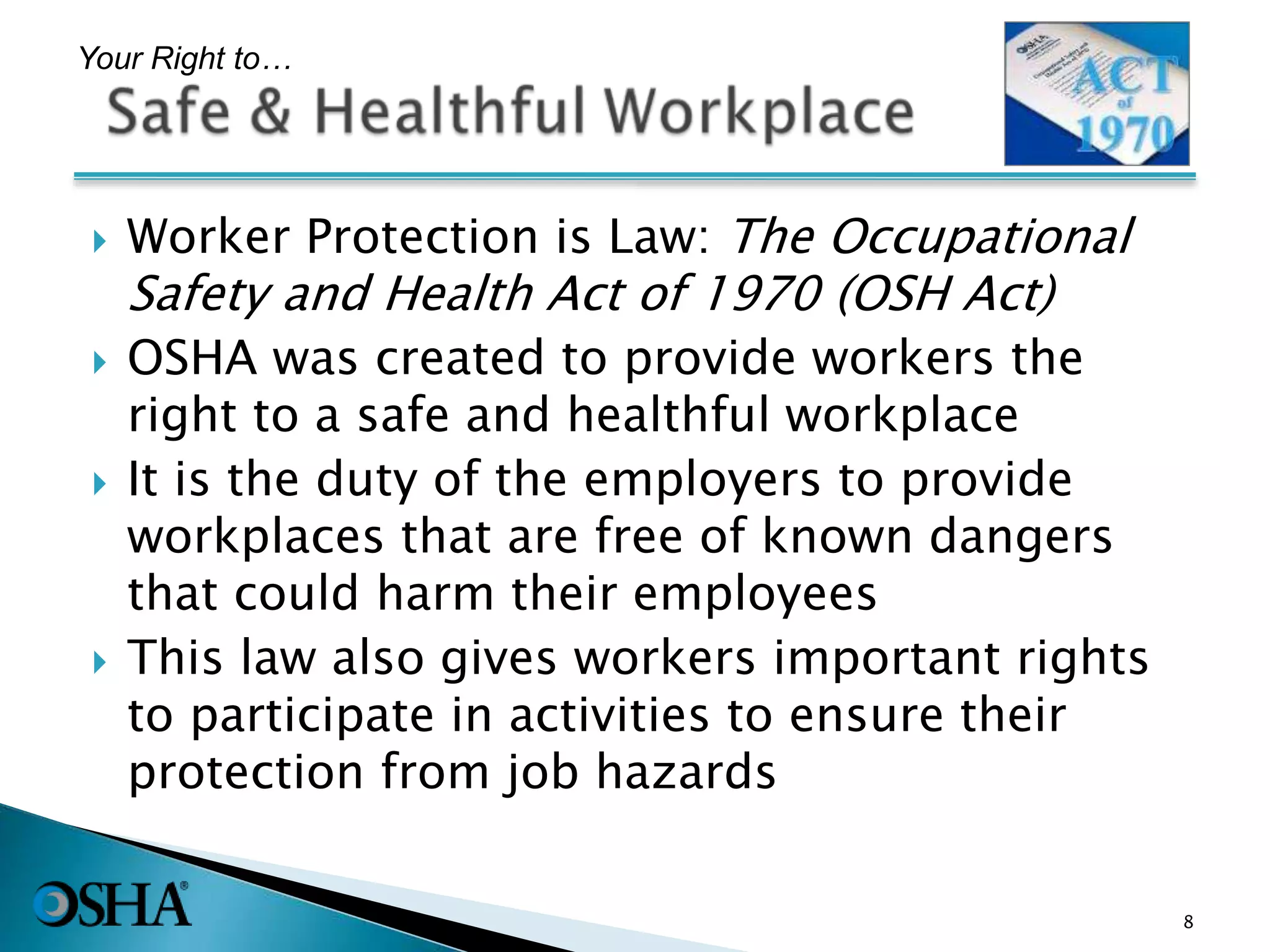 OSHA Introduction Presentation | PPT