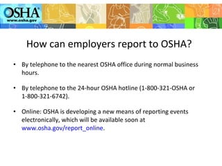 OSHA Recordkeeping | PPT