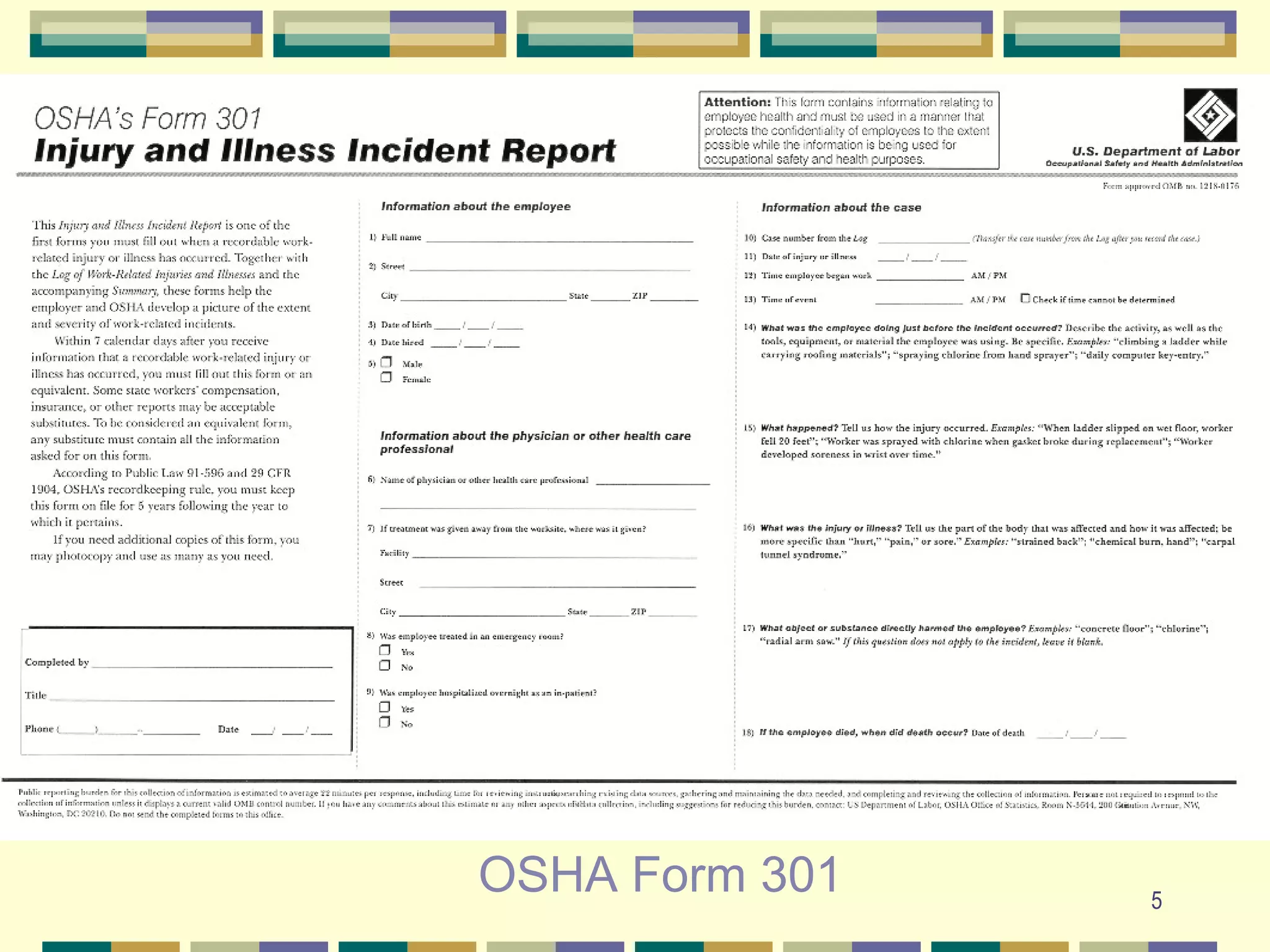 Osha Recordkeeping Highlights | PPT