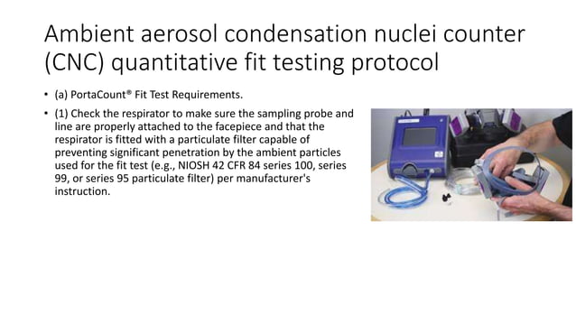 Osha respirator fit test protocol 2019 | PPT