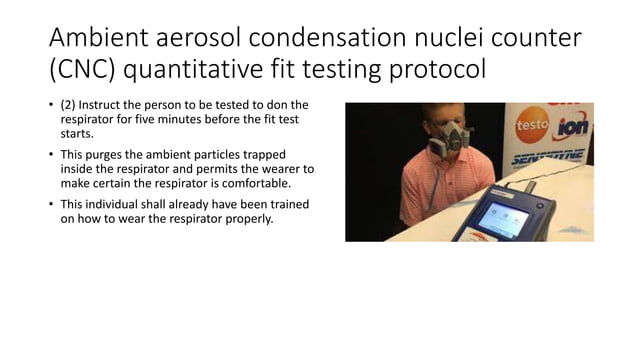 Osha respirator fit test protocol 2019 | PPTX