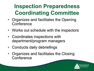 What To Do When OSHA Comes Knocking: Webinar | PPTX