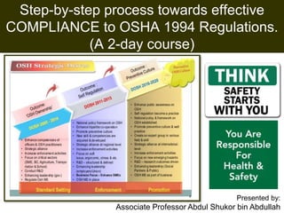 OSHA Scribd presentation 2021-OSHA 1994 | PPT