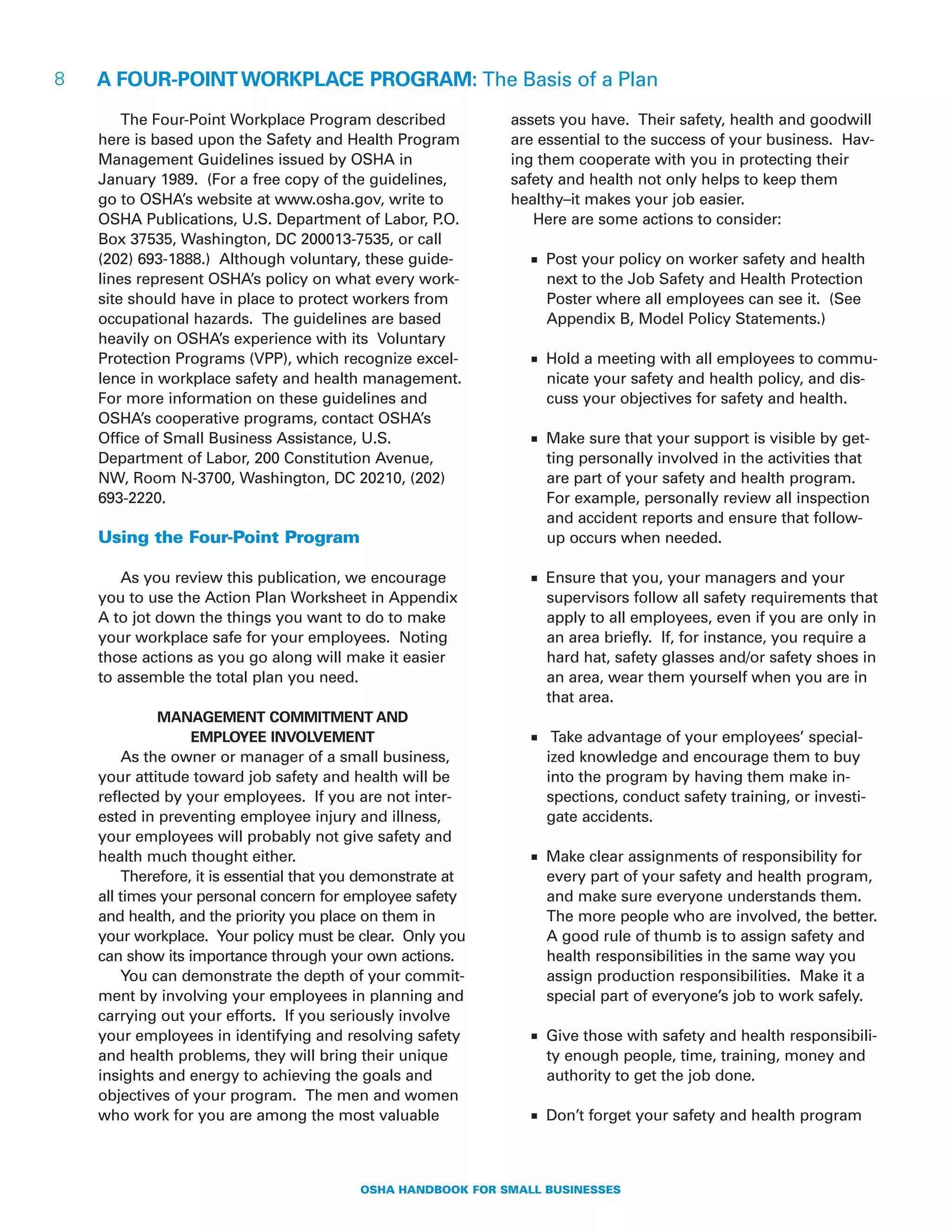 Osha small business handbook | PDF