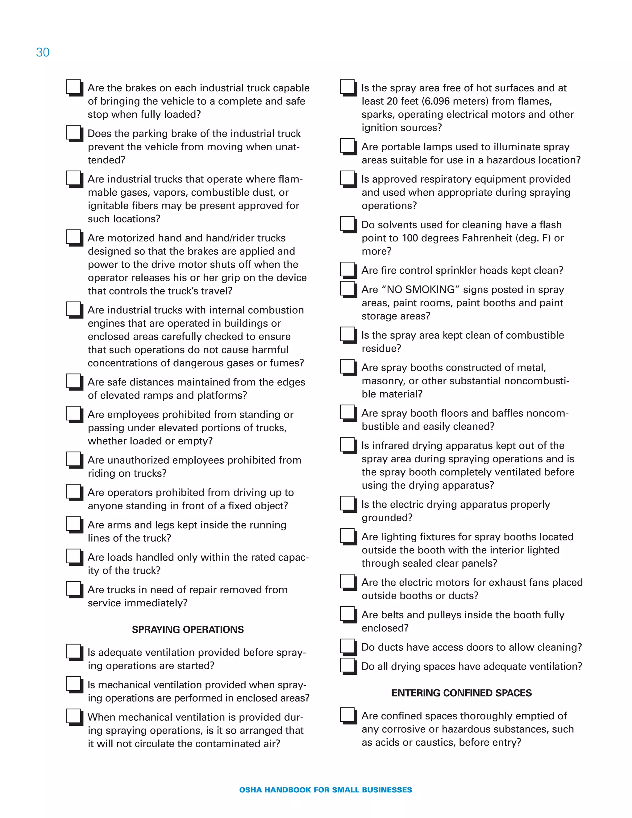 Osha small business handbook | PDF