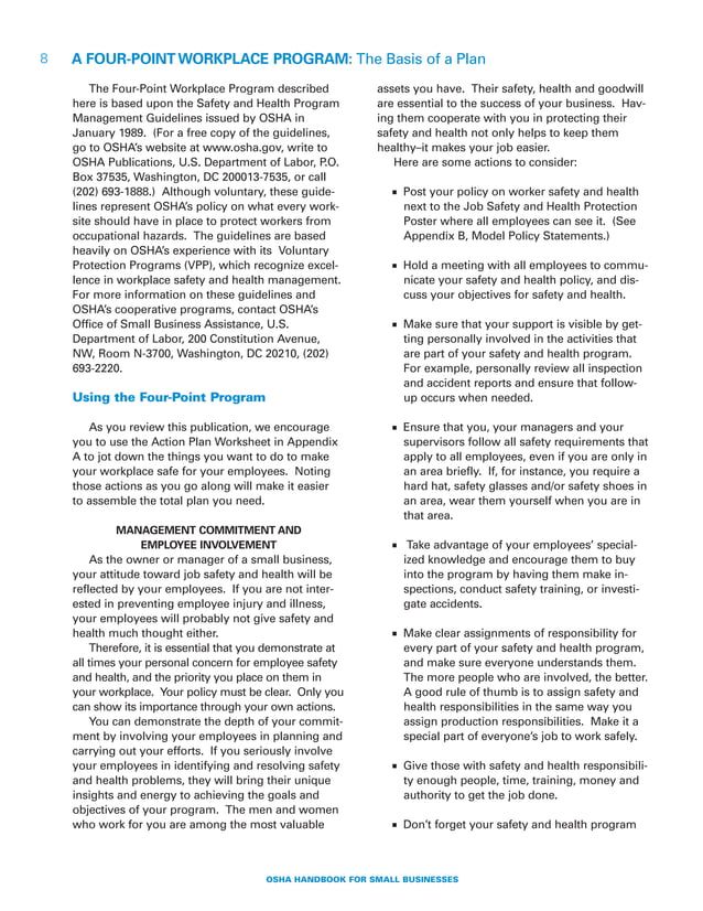 Osha small business handbook | PDF