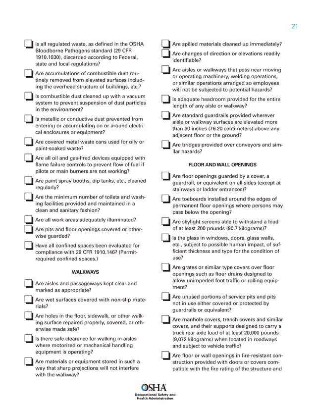 Osha small business handbook | PDF