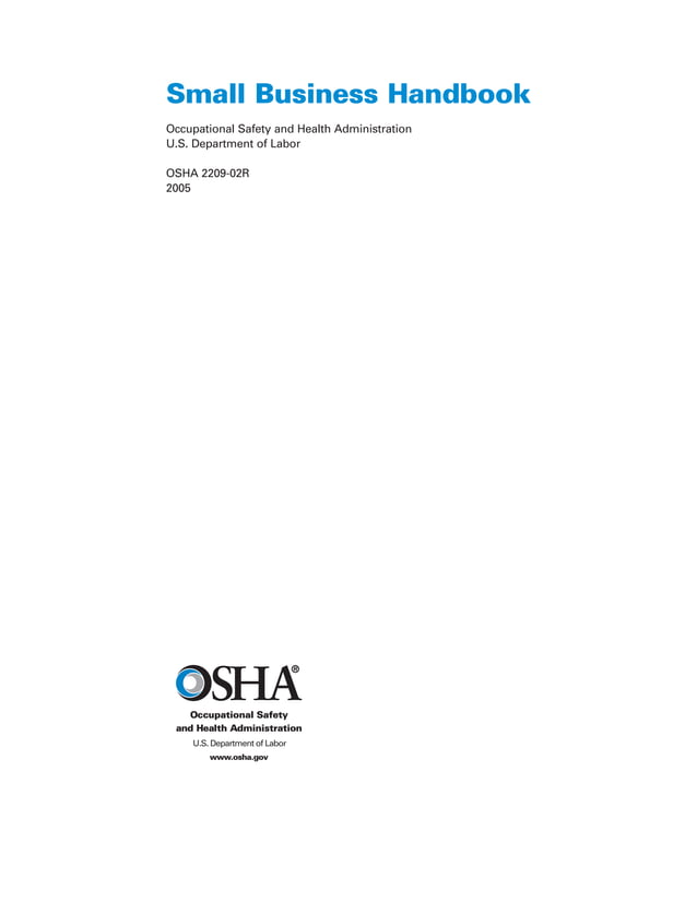 Osha small business handbook | PDF