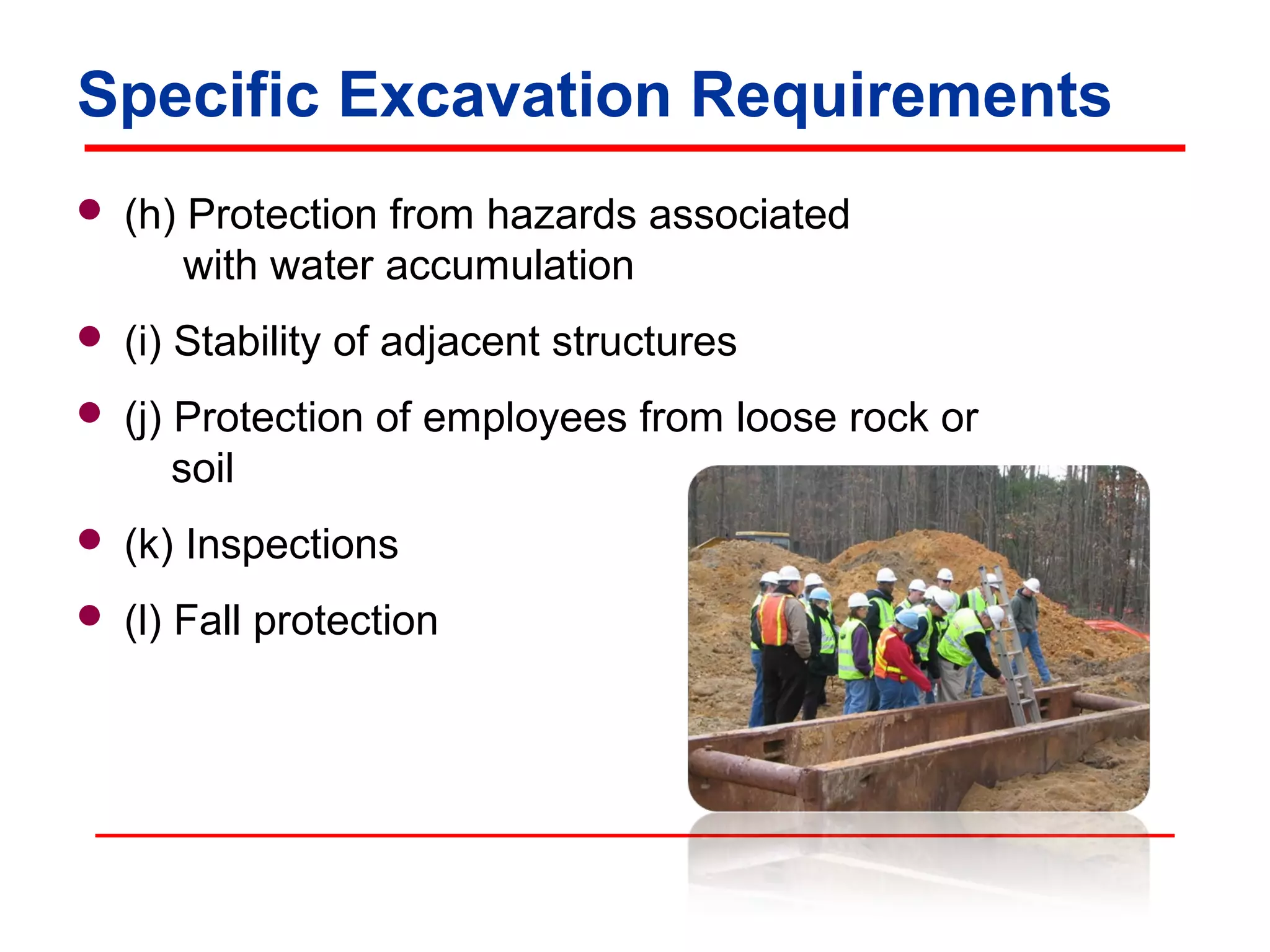 OSHA Trenching and Excavation Requirements | PPT