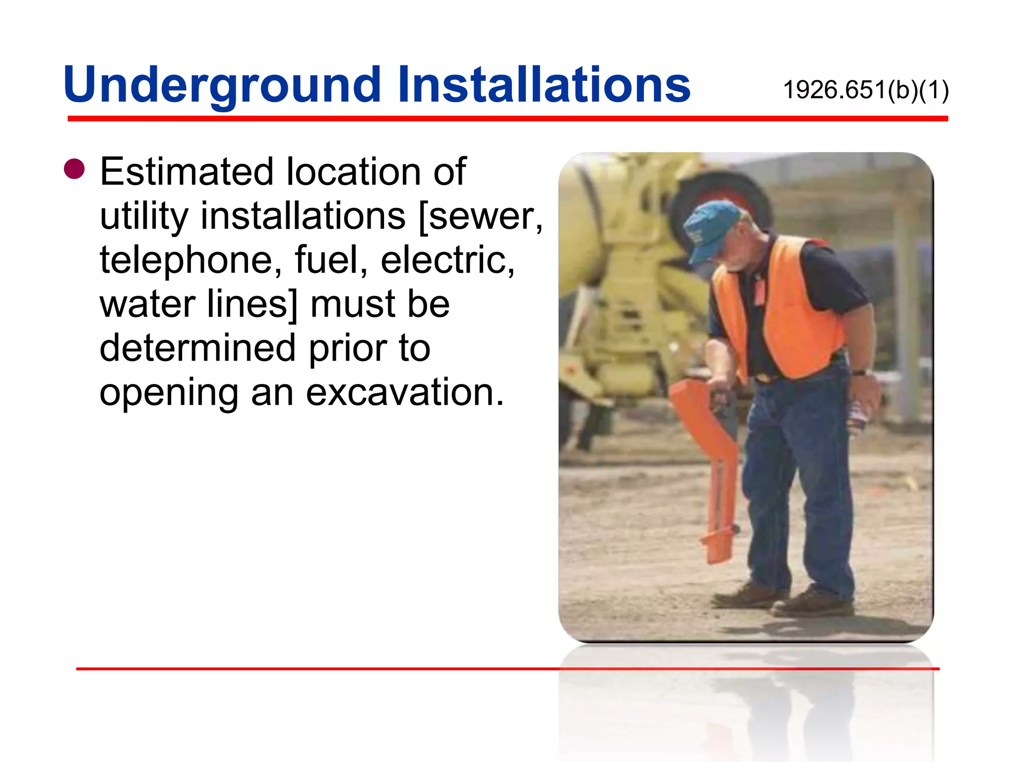 OSHA Trenching and Excavation Requirements | PPT