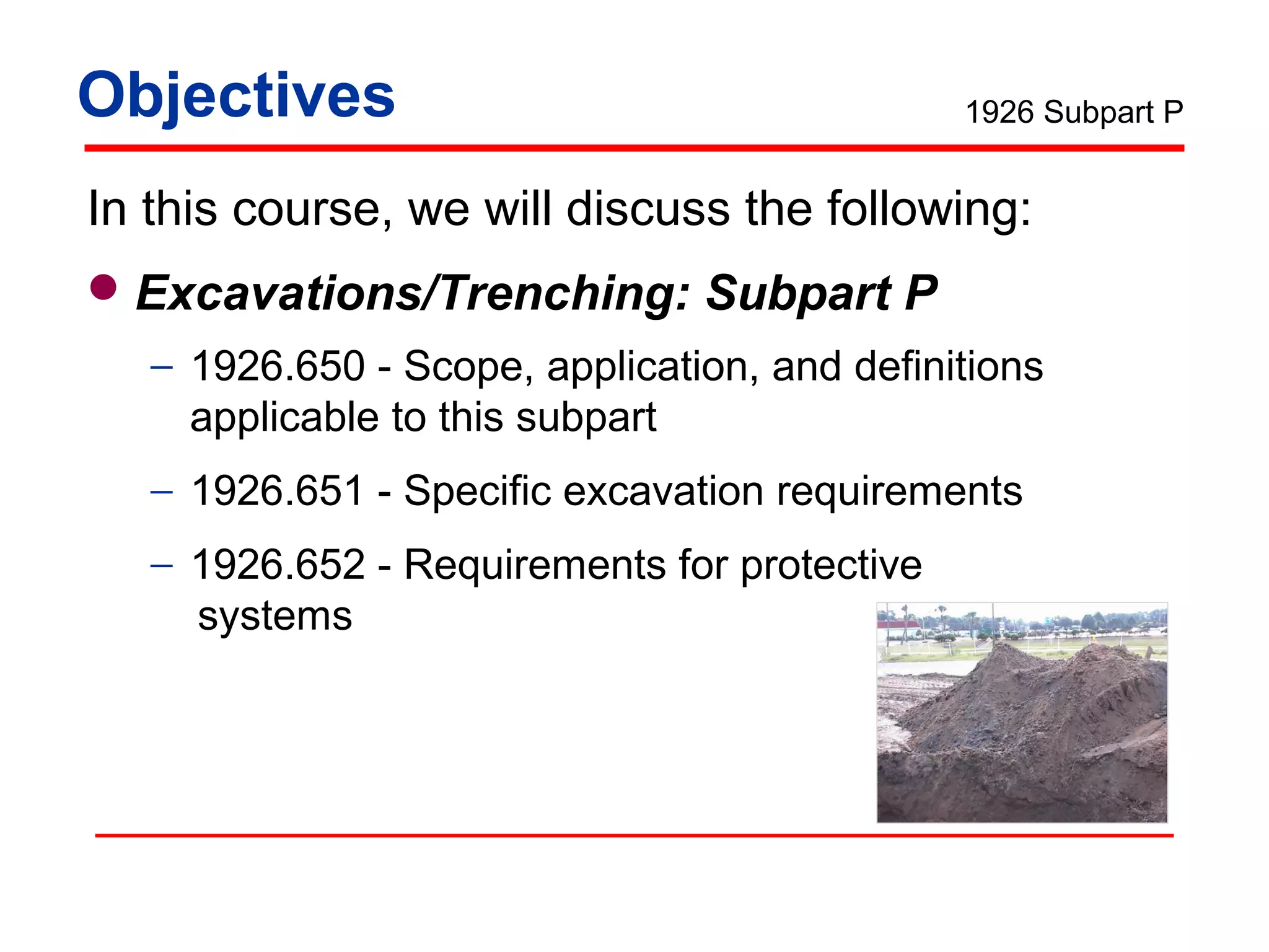 OSHA Trenching and Excavation Requirements | PPT