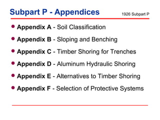 OSHA Trenching and Excavation Requirements | PPT